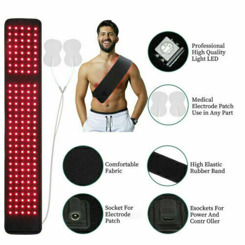 660nm&880nm Infrared Red Light Therapy Leg Arm Foot Wrap Pad for Pain ...