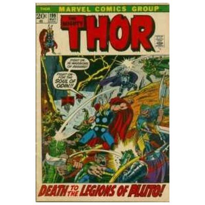 Thor #199 - 1966 series Marvel comics Fine minus Full description below ...