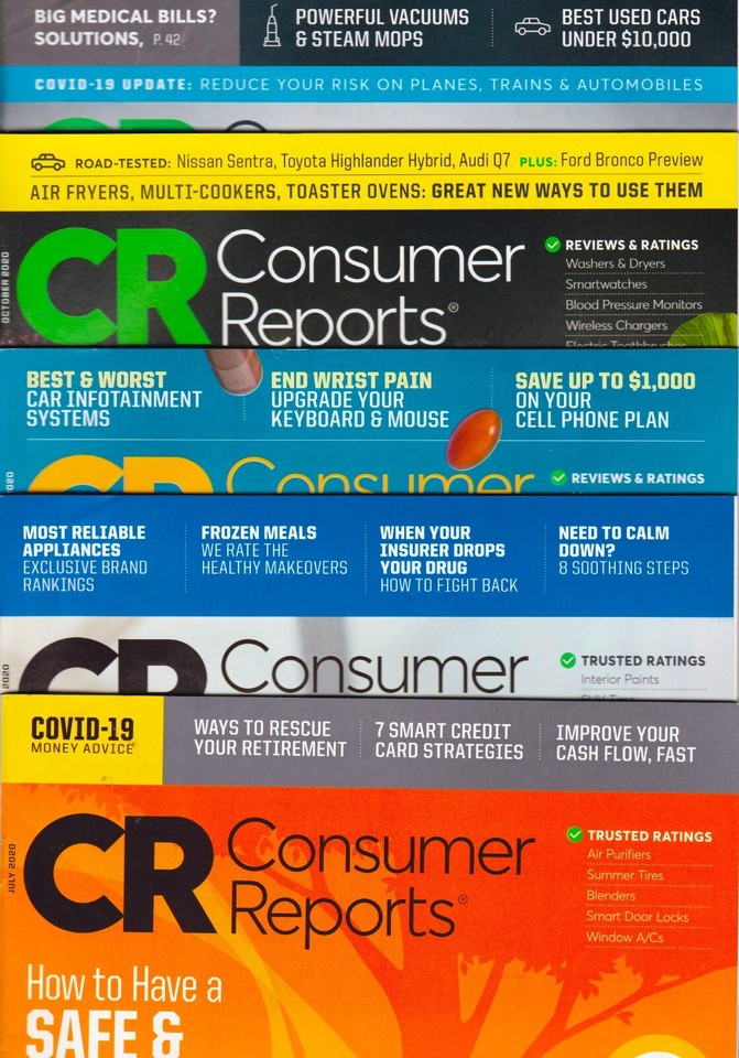 Consumer Reports 2020, 10 issues include the popular Auto Issue | eBay