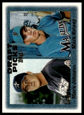 1997 Topps Baseball Card Mark Johnson/Mark Kotsay Rookie po Houston | eBay