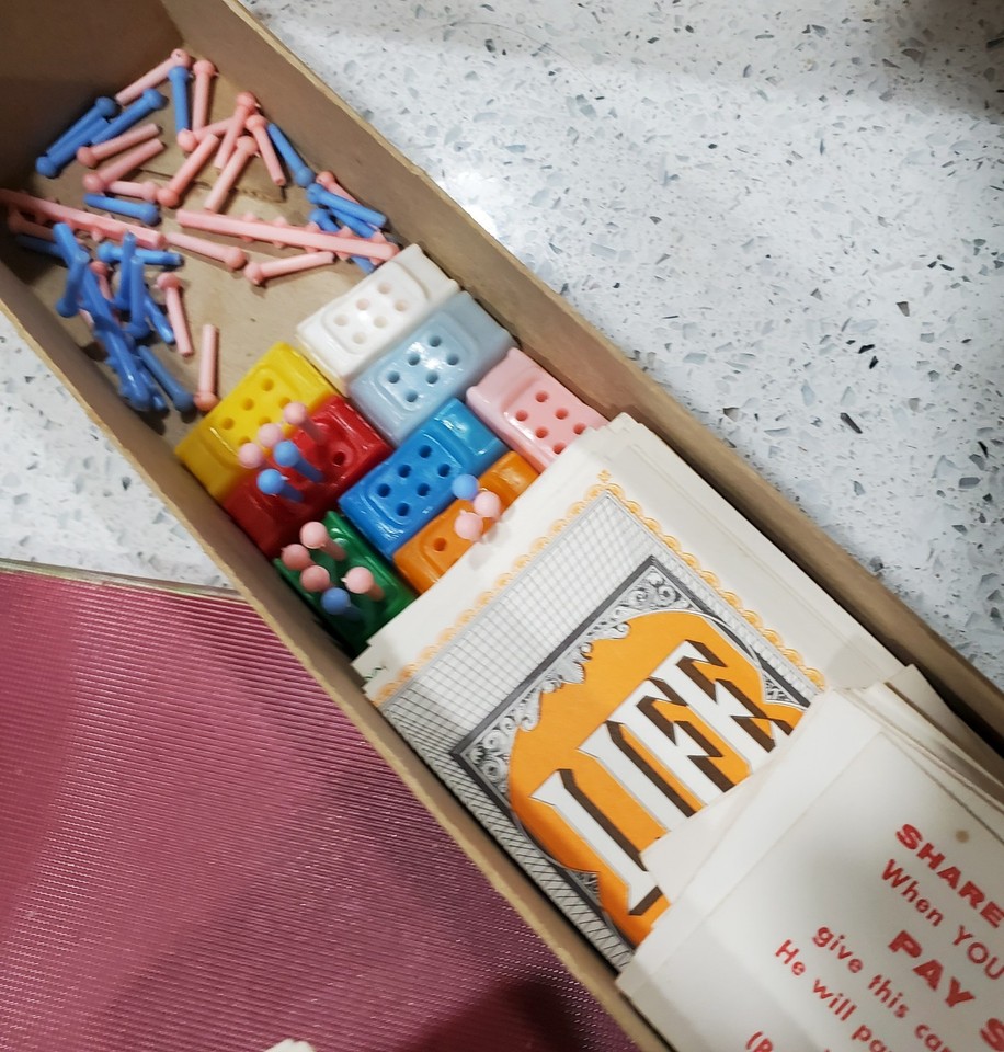 Milton Bradley The Game of Life Board Game 1960 Very Good Complete ...