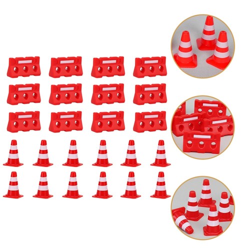Road Sign Barricade Toy Barrier Child Kids Role Play Toys Traffic Cone ...