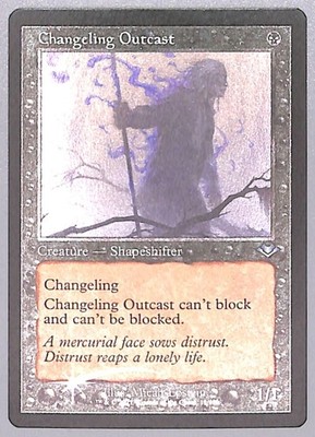 Changeling Outcast - Retro Frame - Foil Etched - 12 - Modern Horizons ...