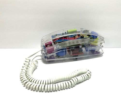Vintage Conair Telephone Phone Clear Transparent 80's SW205CB | eBay