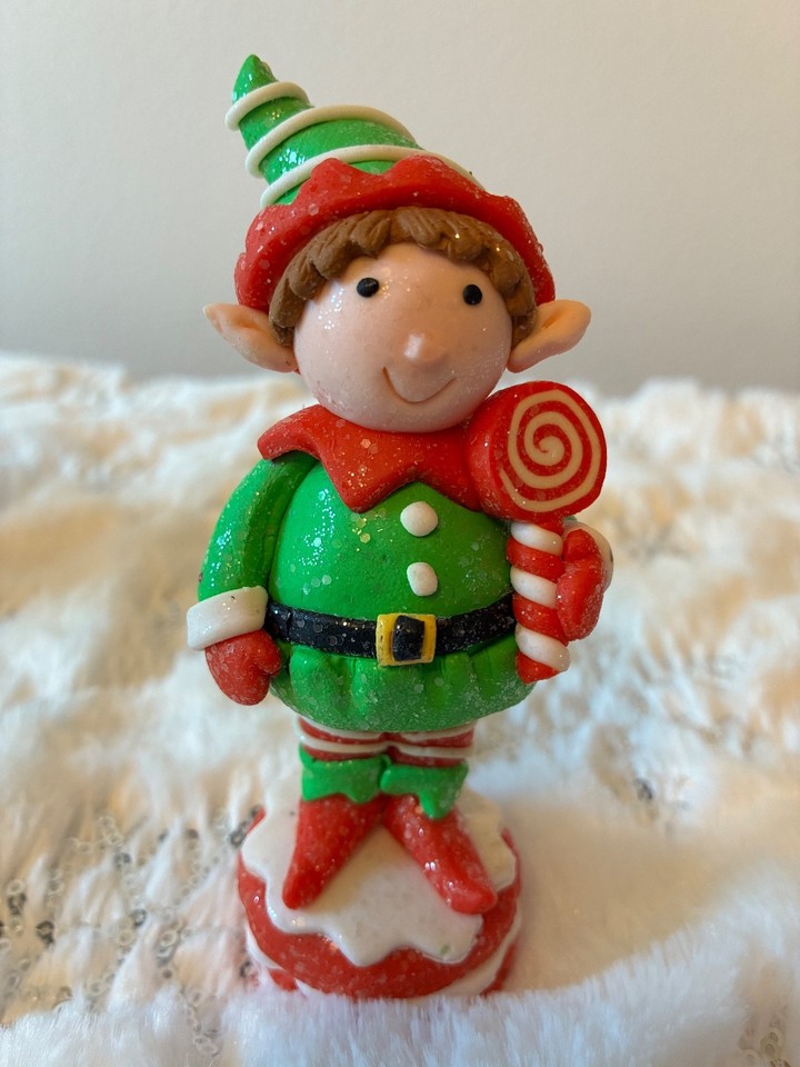 4-Piece Gingerbread Figures Classic/White by Valerie Tree Santa Mrs ...