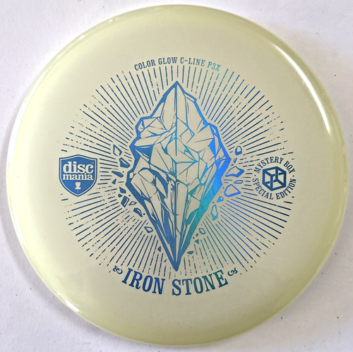 Discmania Color Glow C-Line P3X 177g Scaled "Iron Stone" Red Box 23’ 9. ...