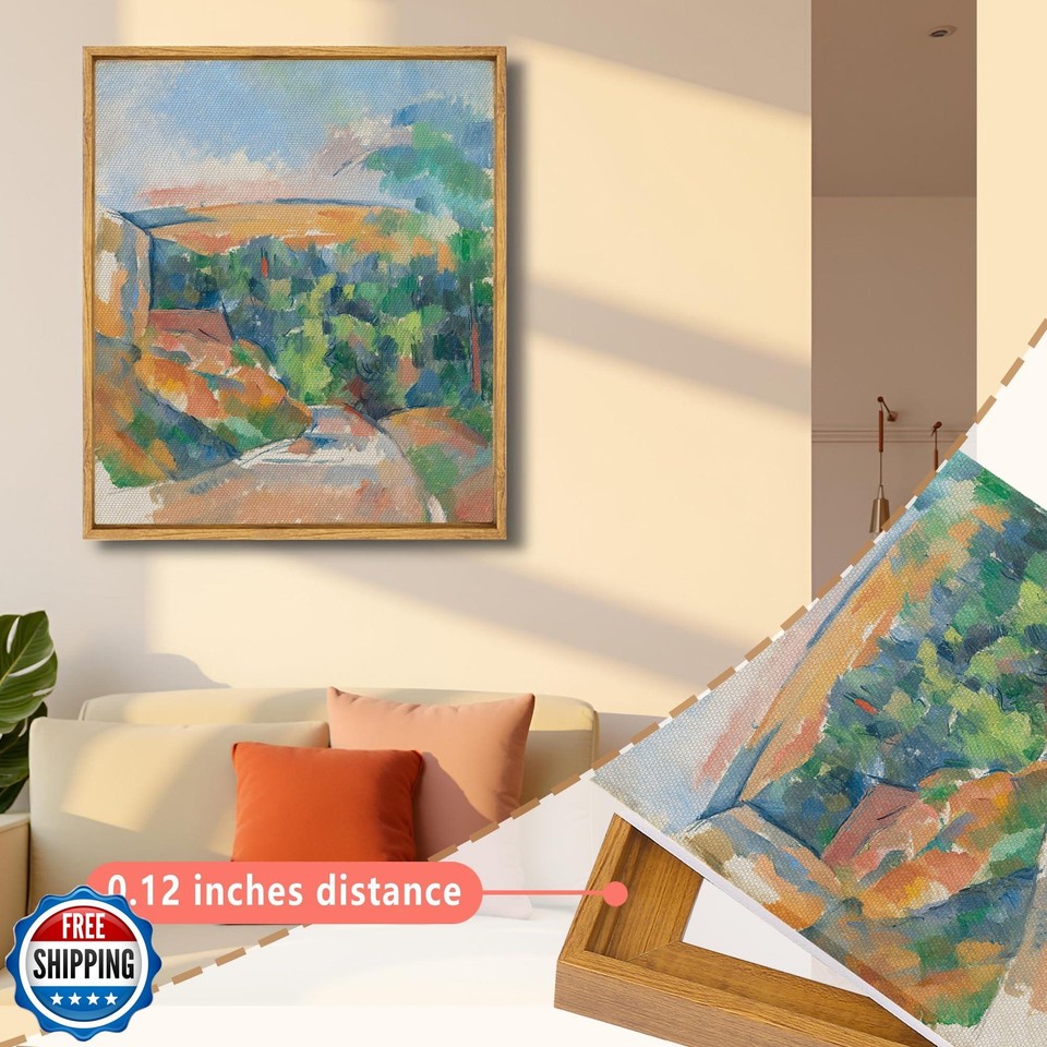 YIVIVEN 9x12 Canvas Floater Frame, Floater Frame for 0.6"-0.9" Deep ...