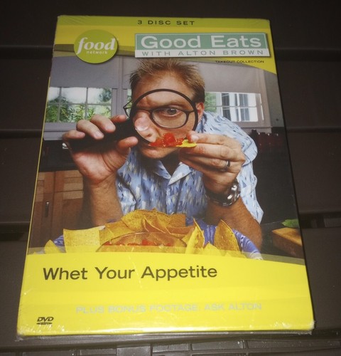 New & Sealed Food Network Good Eats With Alton Brown Whet Your Appetite ...