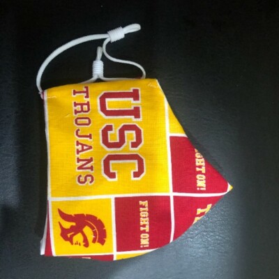 USC Trojans face mask reusable washable adjustable USA | eBay