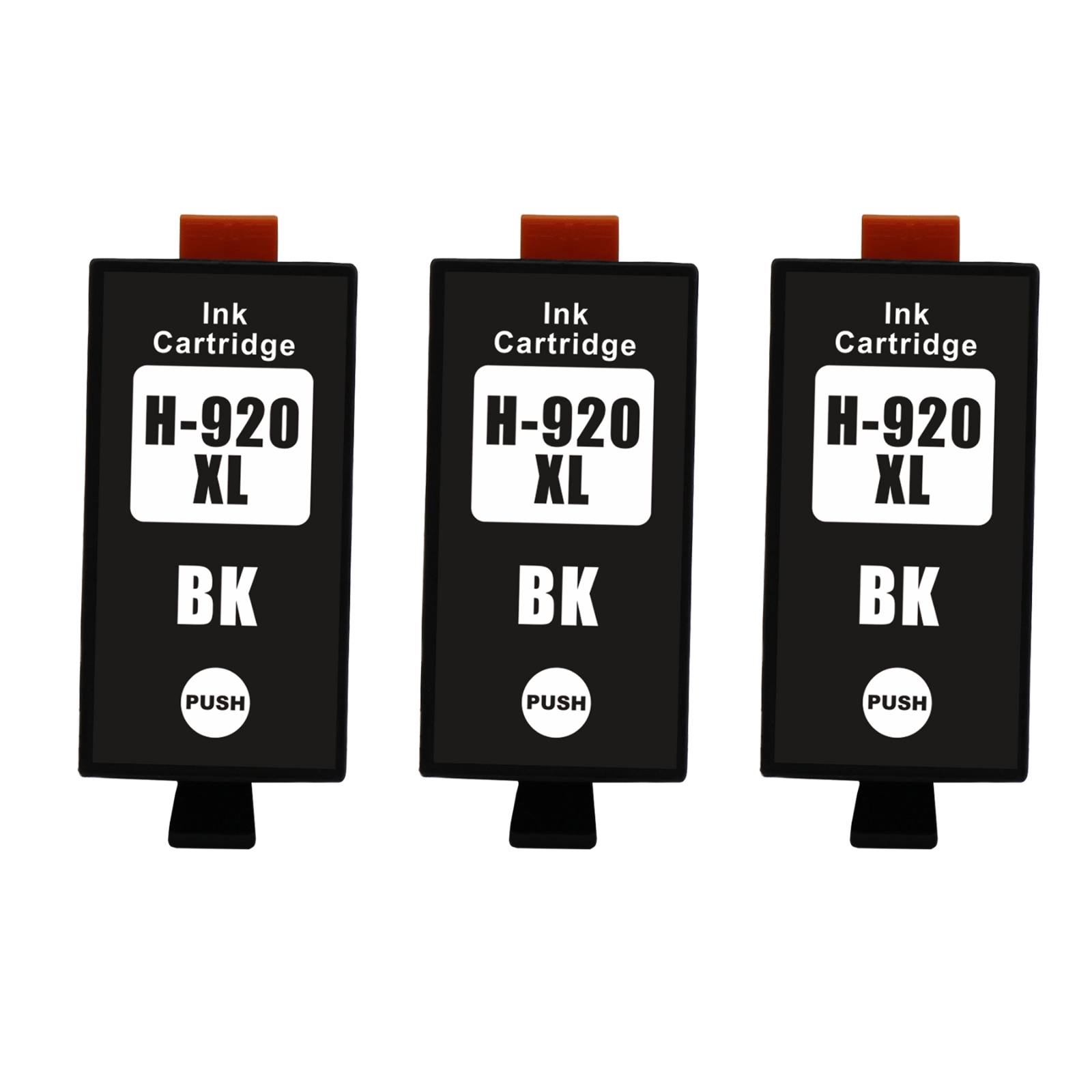 3x Black Ink Cartridges for HP 920XL Officejet 6500A 6500 7500A 7500 ...