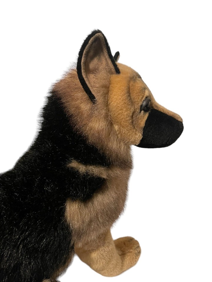 Hansa German Shepherd Puppy - Dog Realistic Soft Animal Stuffed Plush ...