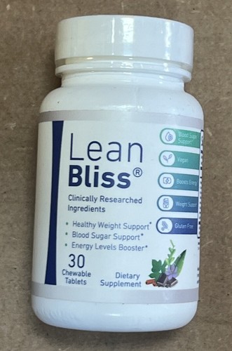 LEAN BLISS DIETARY SUPPLEMENT for HEALTHY WEIGHT SUPPORT, 30 CHEWABLE ...