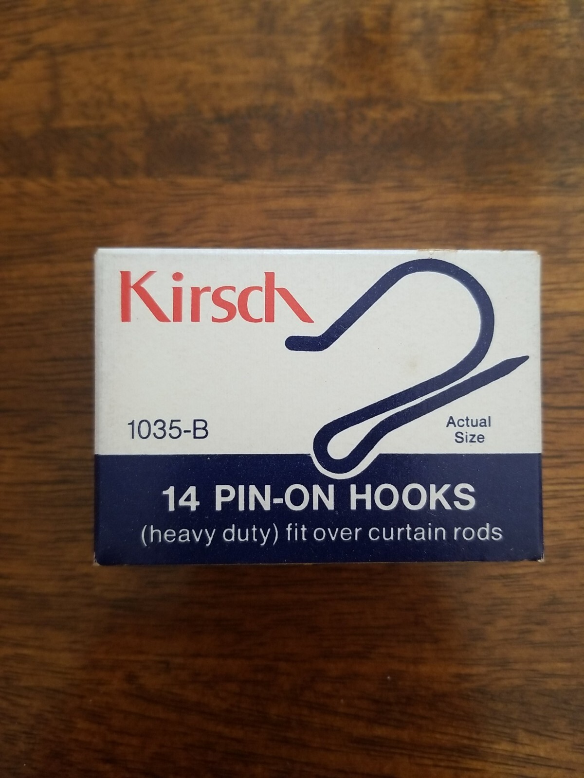 VINTAGE OF 14 KIRSCH HEAVY DUTY PIN ON DRAPERY HOOKS #1035-B for sale ...