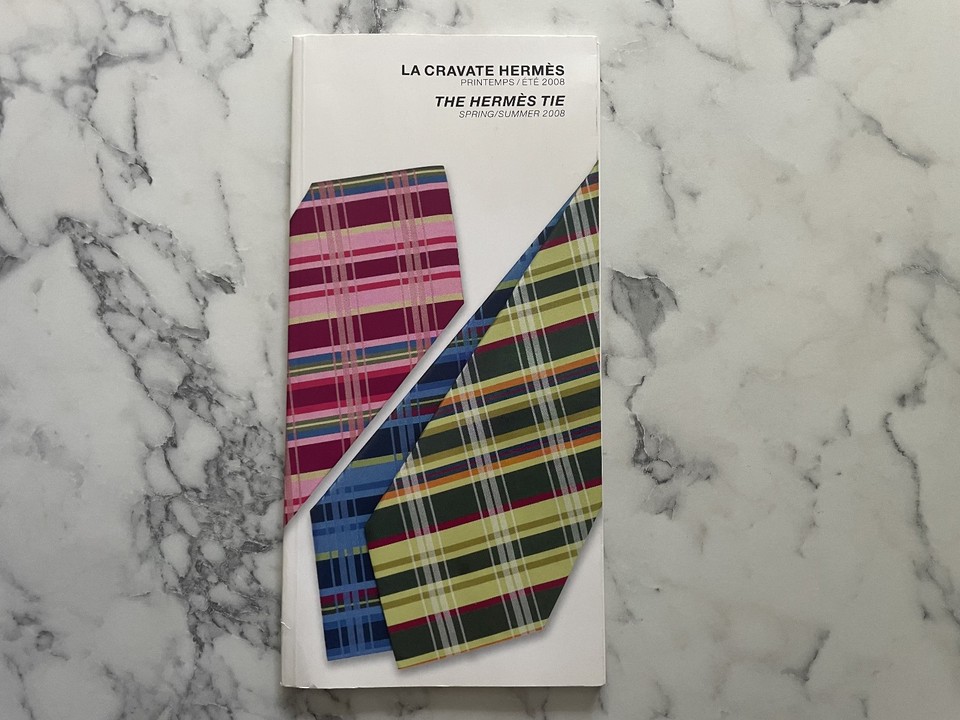 RARE HERMES "The Hermes Tie" LA CRAVATE Men's NECKTIE S/S 2006 CATALOG ...