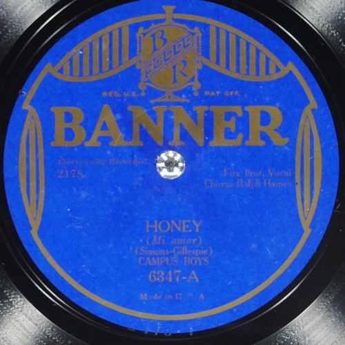 CAMPUS BOYS / NATHAN GLANTZ Honey / Love Me A Little BANNER 6347 VG ...