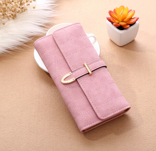 Woman Wallet Leather Clutch Cute Purse Female Purse Lady Trifold Long ...