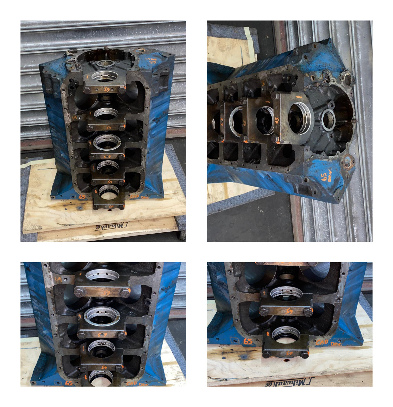 OEM 1965 65 CADILLAC 429 ENGINE BLOCK - STANDARD BORE - (BARE BLOCK) | eBay