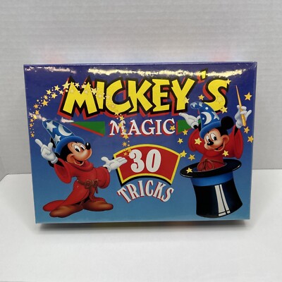 RARE VINTAGE 1991 DISNEY World Mickey’s Magic 30 Tricks SEALED | eBay