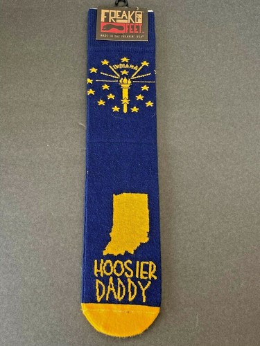 NWT Freaker Feet Indiana Hoosier Daddy Socks | eBay