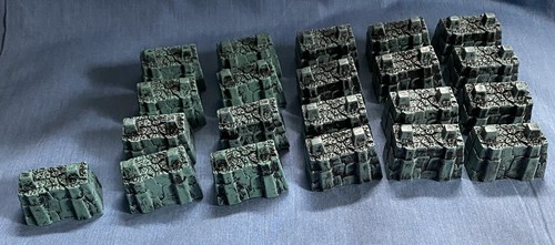 21 Battleground: Crossbows & Catapults Game Parts-Blue Knight Wall ...