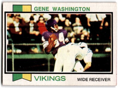 1973 Topps Gene Washington Minnesota Vikings #359 | eBay