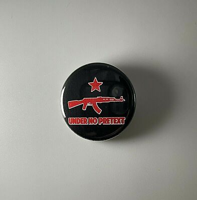 Under No Pretext Anti Fascist Marx 1.25" Button U001B125 | eBay