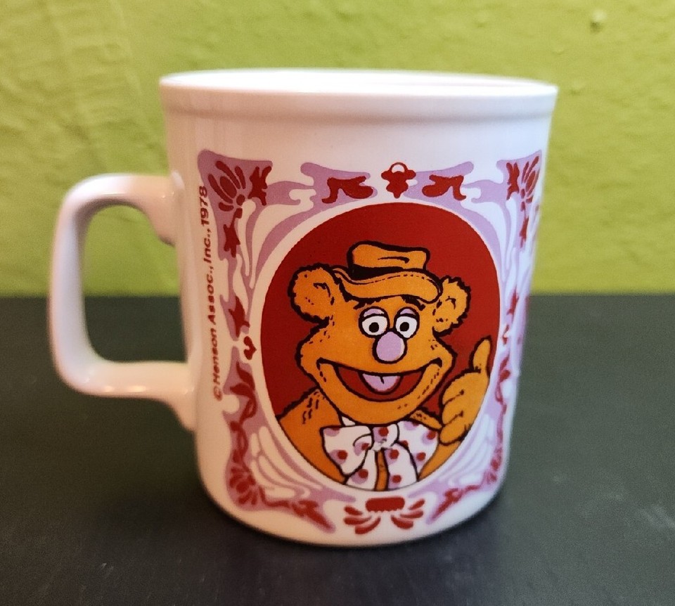 Kiln Craft Muppet Show Fozzie Bear Collectible Mug Cup VTG 1978 Jim ...