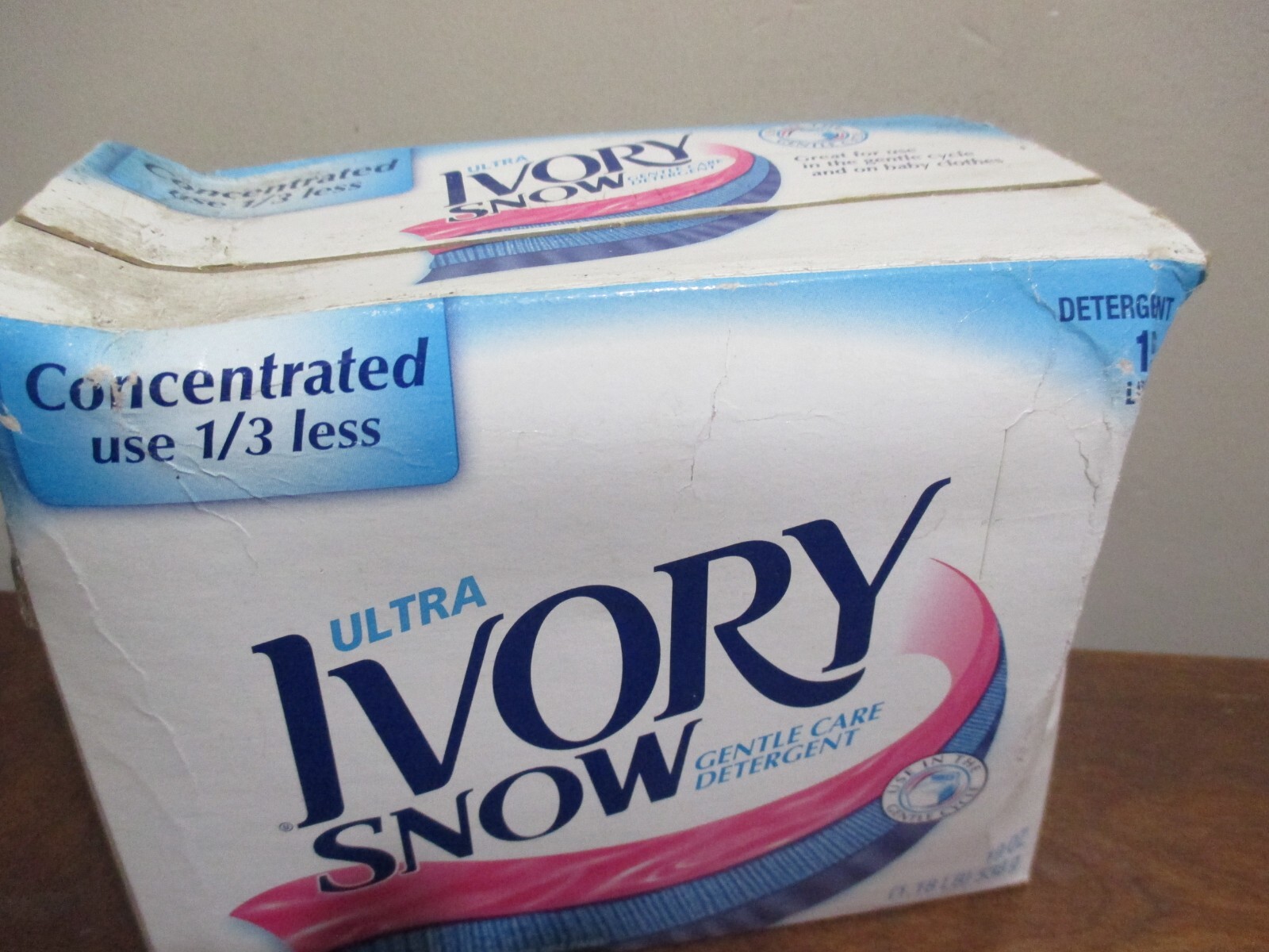 2x Ultra Ivory Snow Gentle Care Powder Detergent 19 Oz 15 Loads ...