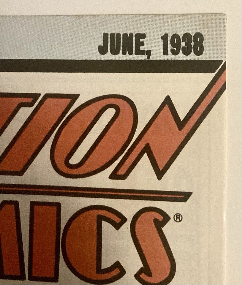 Action Comics #1 50th Anniversary Reprint 1988 DC Comics 1st Issue ...