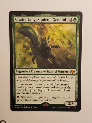 MTG Chatterfang, Squirrel General Modern Horizons 2 151/303 Regular ...