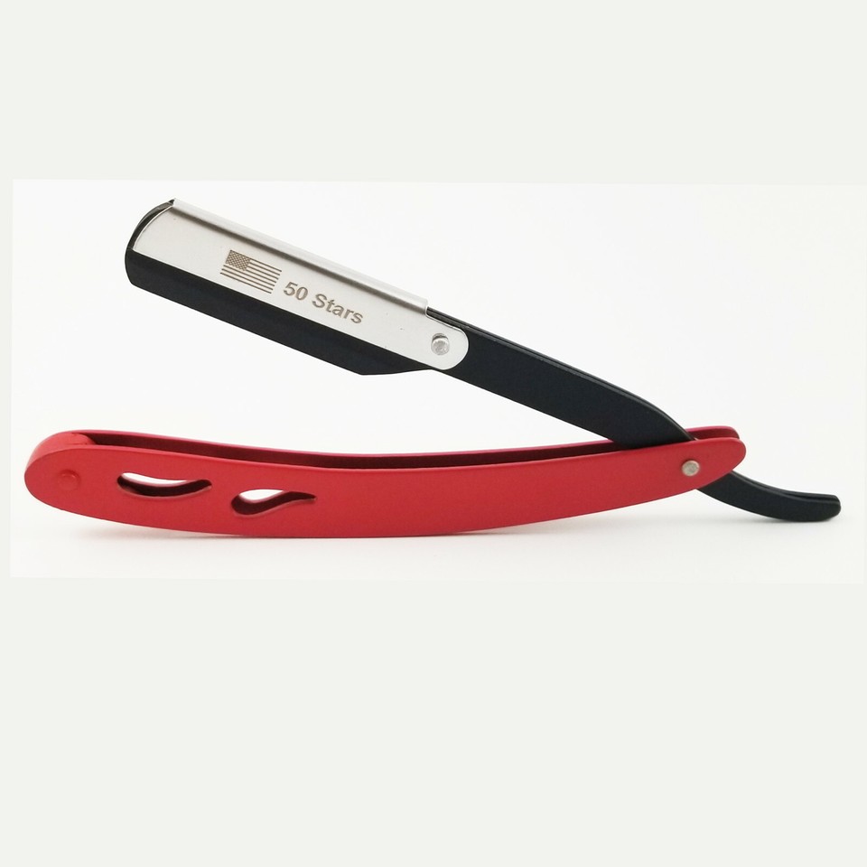 BLACK CLASSIC STRAIGHT WET SHAVING RAZOR BARBER SALON CUT THROAT ...