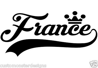France Sticker... Vinyl Wall Art Quote Decor Words Decals Sticker | eBay UK