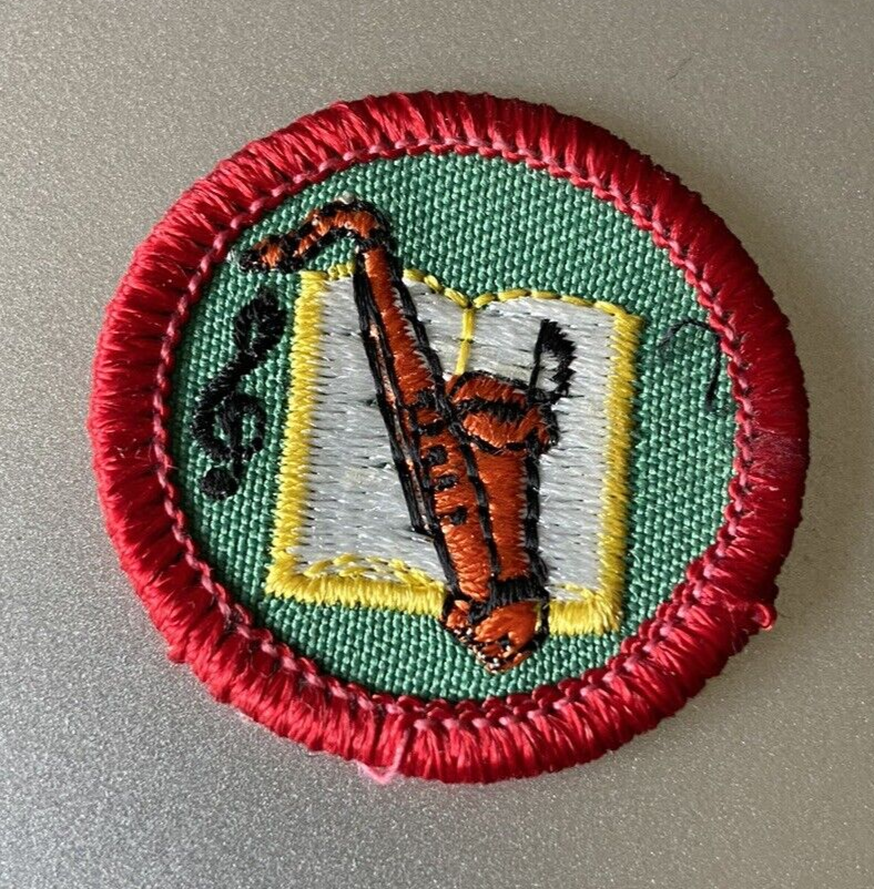 Official Girl Scout "Music" Merit Badge Patch | eBay