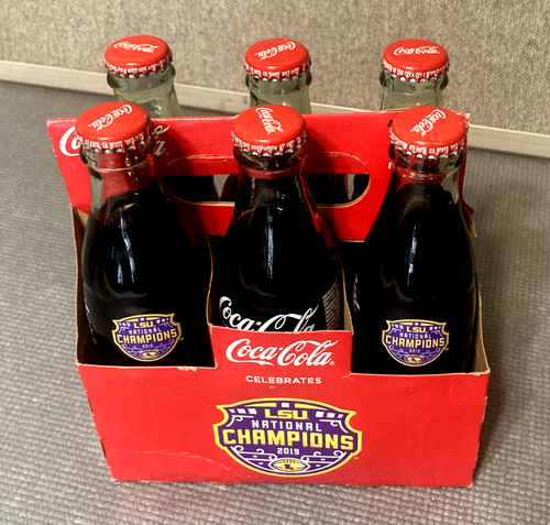 LSU 2019 Football National Championship Coca-Cola 6-Pack Sports ...