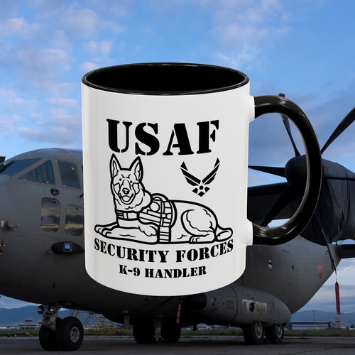 Air Force Veteran Gifts for Veteran USAF Security Forces K-9 Handler ...