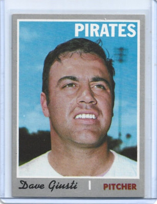 Dave Giusti 1970 Topps Baseball Card #372-Pittsburgh Pirates | eBay