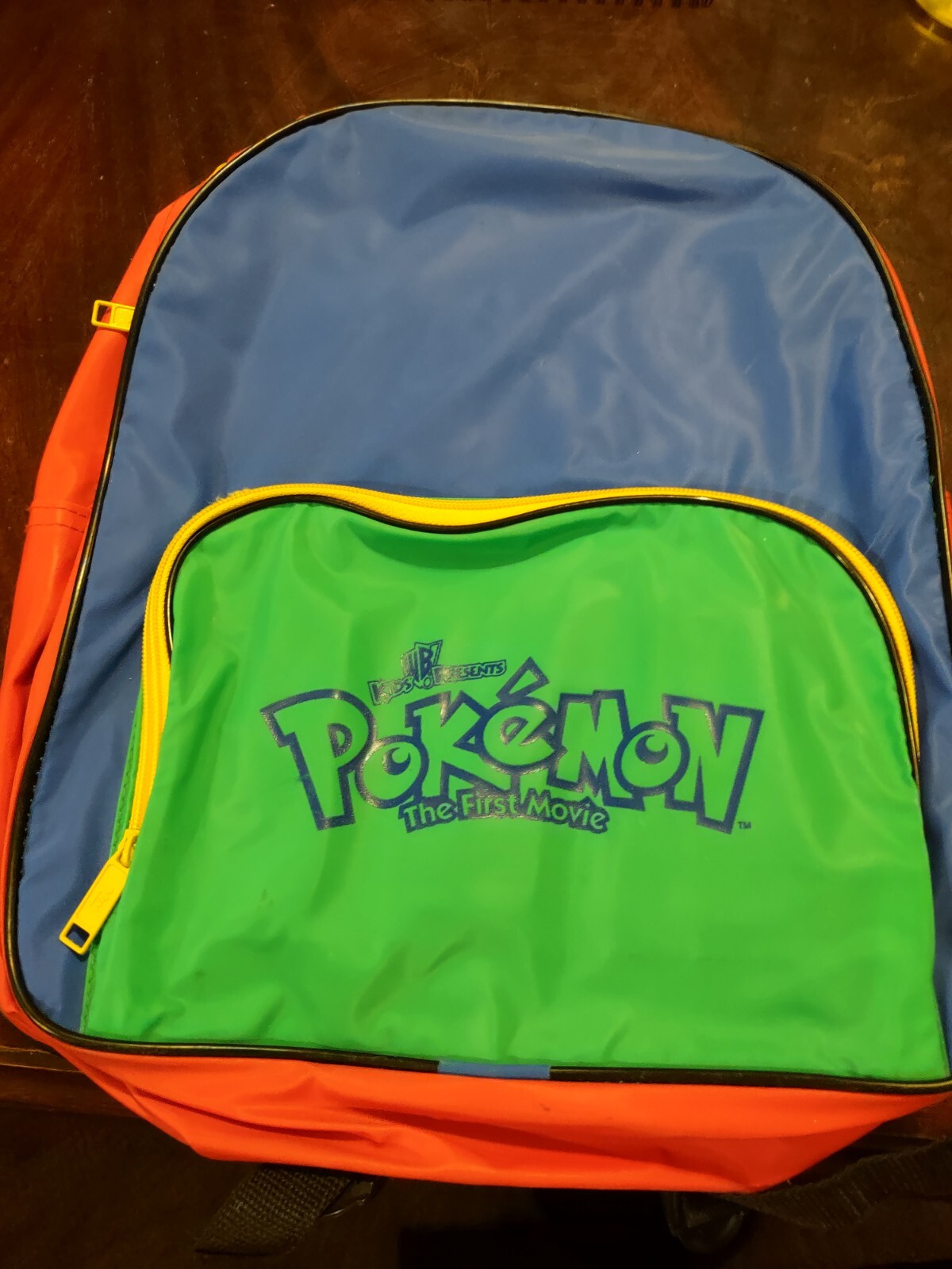 Vintage 1999 Nintendo Pokemon WB Pokemon The First Movie Promo Backpack ...