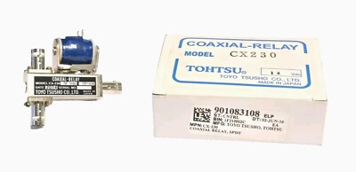 TOYO TSUSHO CX230, Coaxial Relay, 3 BNC Female Connectors, 12VDC, SPDT ...