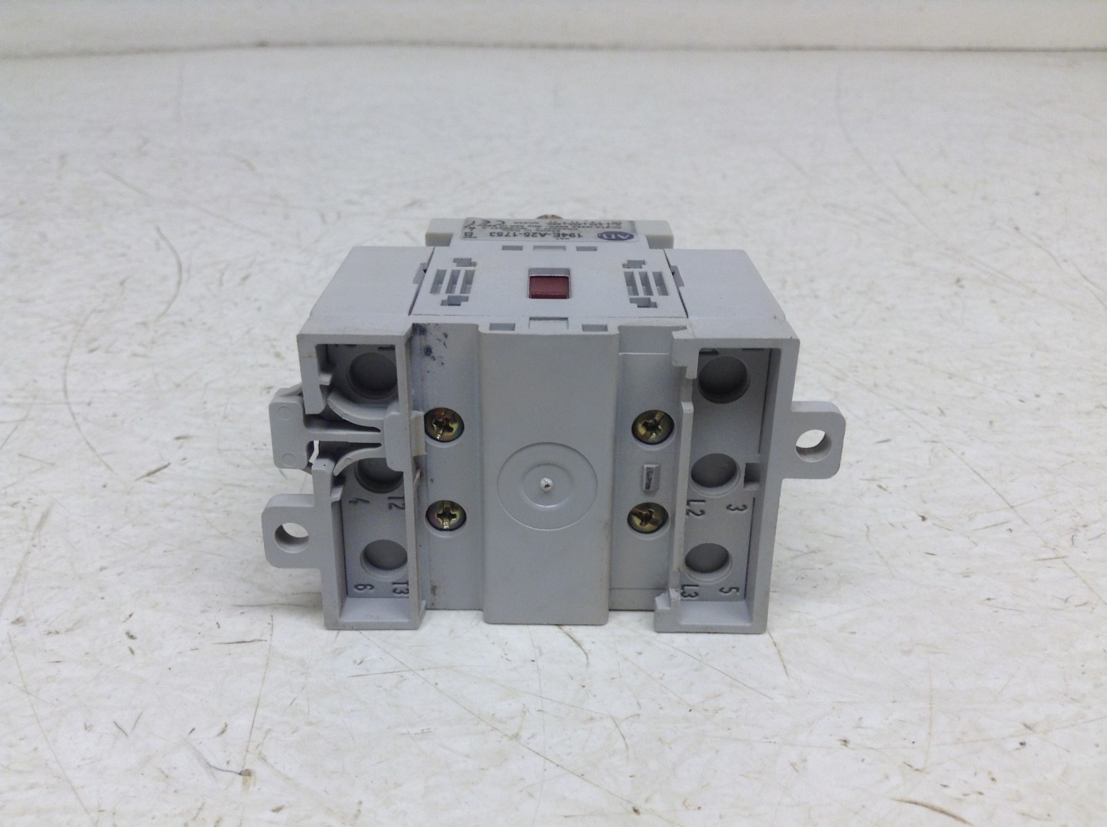 Allen Bradley 194E-A25-1753 Ser. B Load Switch 25 Amp On Off 90 Degree ...