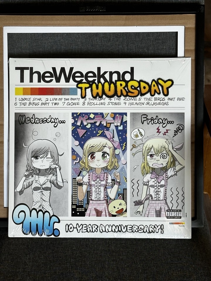 The Weeknd Thursday Vinyl 10th Anniversary Anime cover by Mr. | eBay