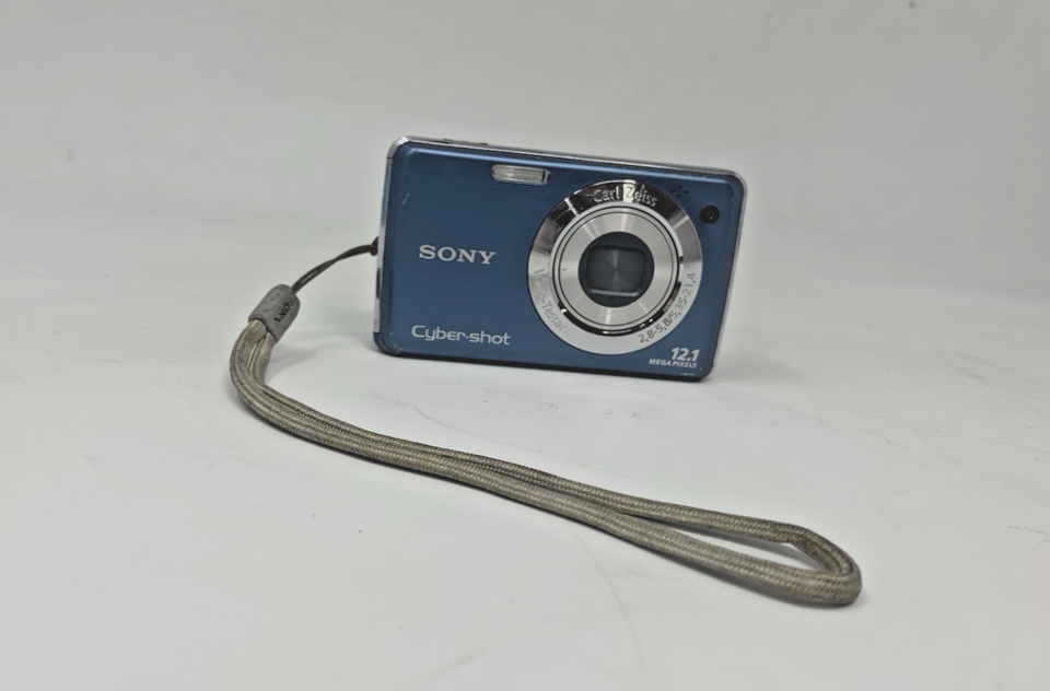 SONY Cyber-Shot DSC-W230 12.1MP BLUE Digital Camera 4x Optical Zoom W ...