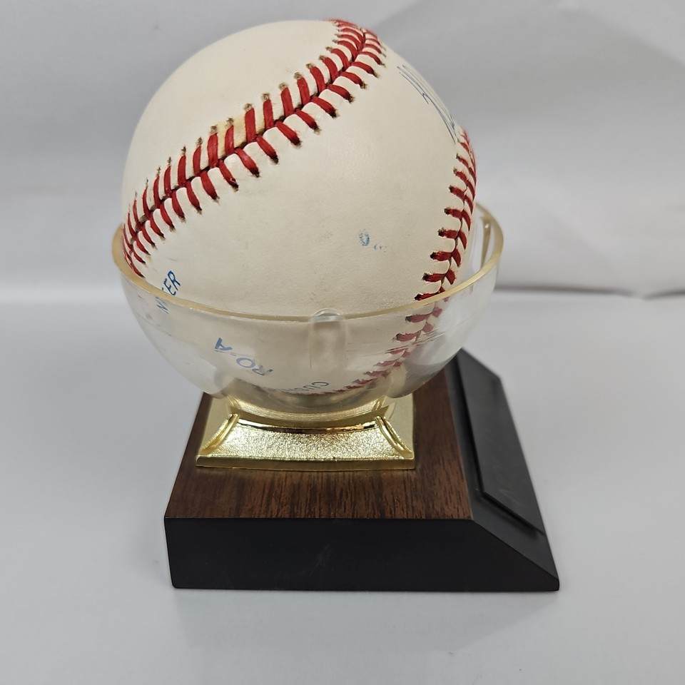 Nolan Ryan Autographed Rawlings Baseball in Display Case Original ...