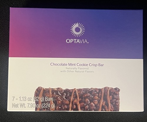 Optavia Essential Chocolate Mint Cookie Crisp Bar (7 bars ) -NIB ...