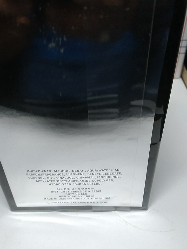 Marc Jacobs BANG Eau De Toilette Cologne Spray Men 3.4oz 100ml RARE ...