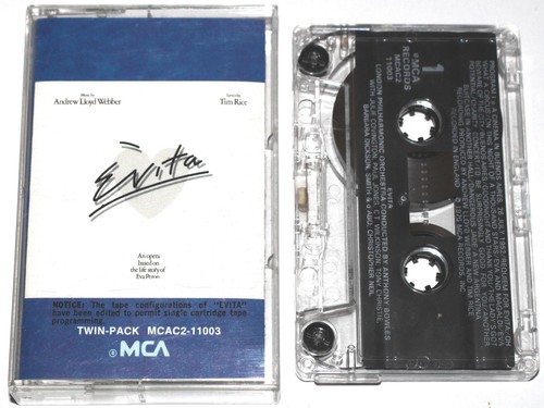 Evita - Opera Based on the Life of Eva Peron (Cassette 1976) Lloyd ...