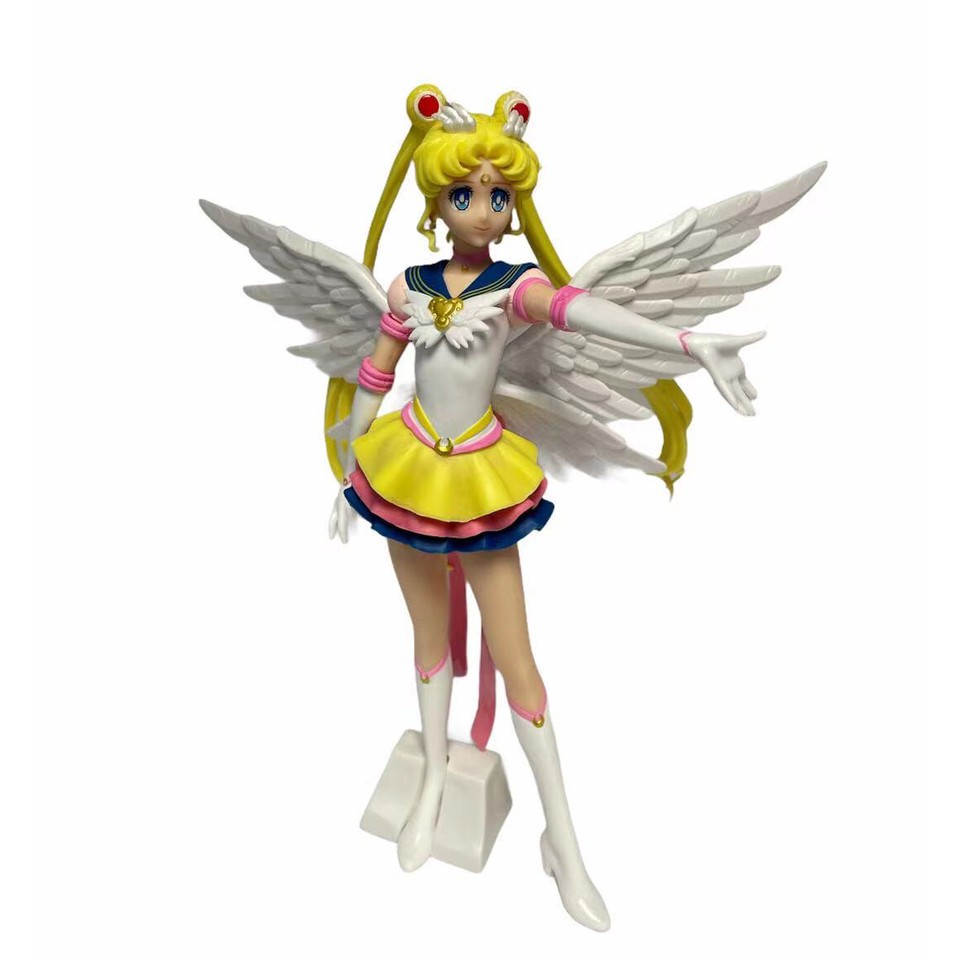 2 pcs Set 9" Super Sailor Moon Tsukino Usagi Action Figures Statues ...