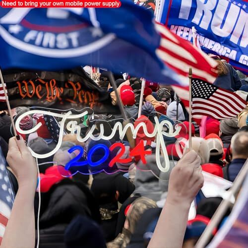 Trump 2024 Neon Signs, Trump Merchandise LED Neon Lights for Wall Decor ...