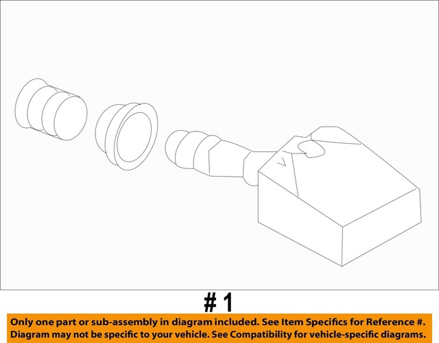 Nissan OEM 2017 Rogue Sport-tire Pressure Sensor 407704CB1B for sale ...