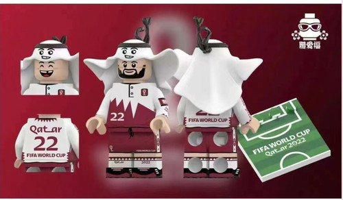 custom 3th party min brick minifigure life Qatar Mascot | eBay