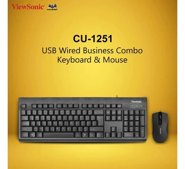 ViewSonic CU1251 Wired Keyboard and Mouse Combo (ENGLISH) | eBay